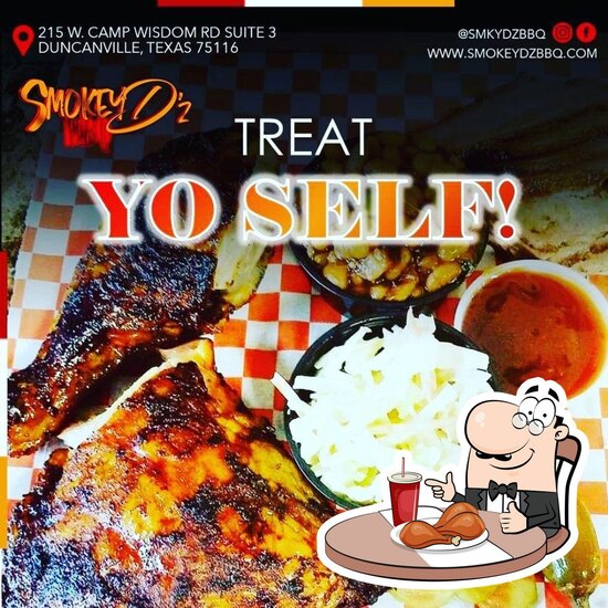 Menu at Smokey D'Z BBQ, Duncanville