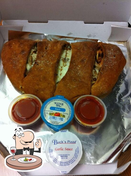Menu at Buck's Pizza pizzeria, Houston, 907 El Dorado Blvd