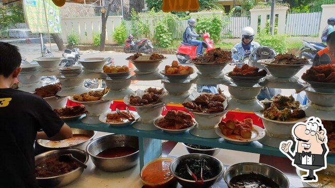 Menu at Simpang Raya RM warteg kecil restaurant, South Jakarta