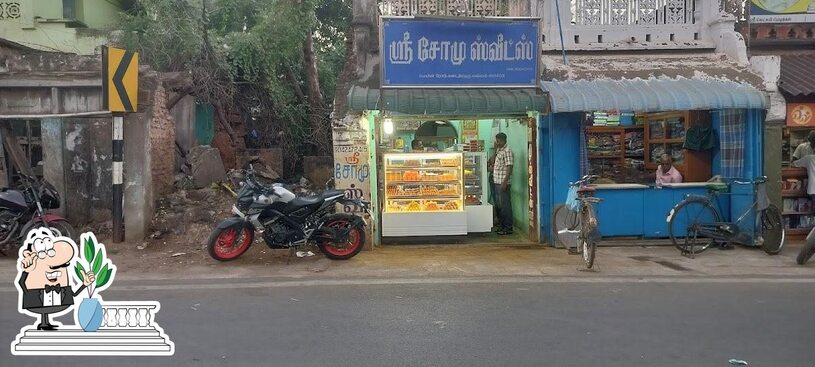 Menu at Somu sweets, Vallam