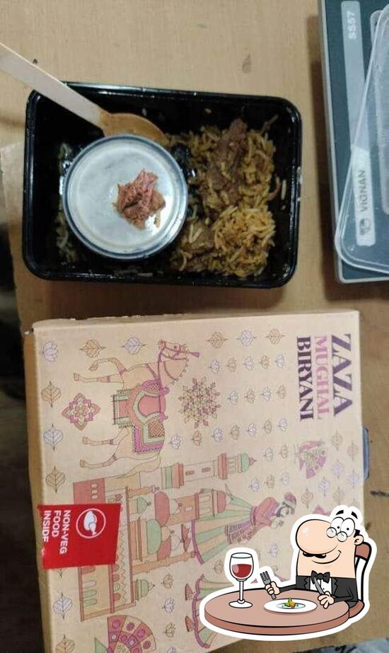 Menu at ZAZA Mughal Biryani, Mumbai, Natalia Albert Menezes