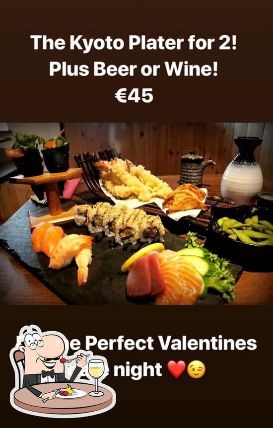 Restaurante Kyoto Sushi & Noodle, Limerick - Carta del restaurante y ...