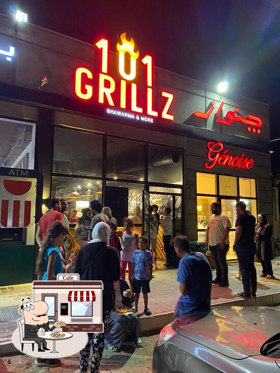 Carta del restaurante 101 Grillz, Egipto