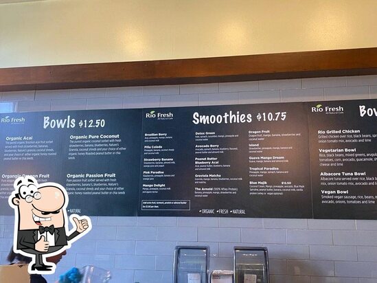 Menu at Rio Fresh Cafe, Columbus, 747 N High St