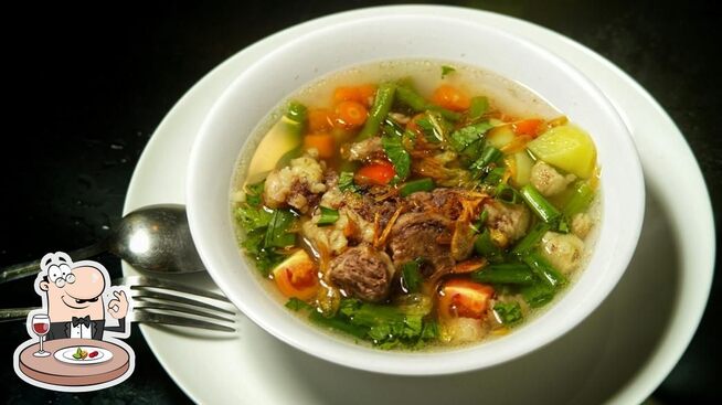 Menu at Sop Buntut Ibu Wida restaurant, Bandung