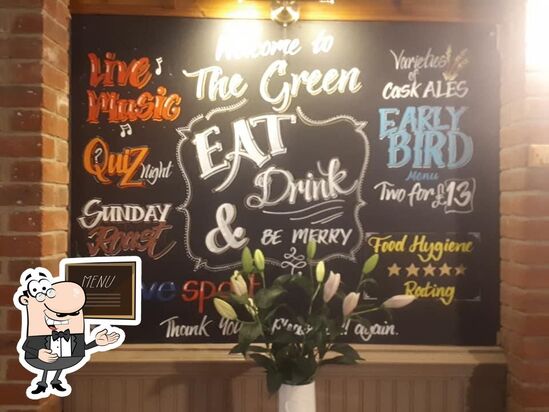 Menu at The Green Billy Row pub & bar, Crook, 7 Billy Row Grn