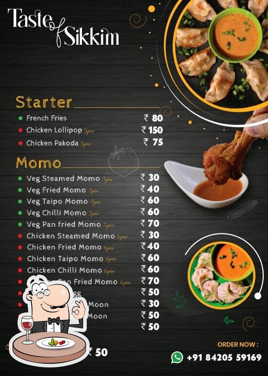 Taste of Sikkim, Salua - Restaurant menu, prices and reviews