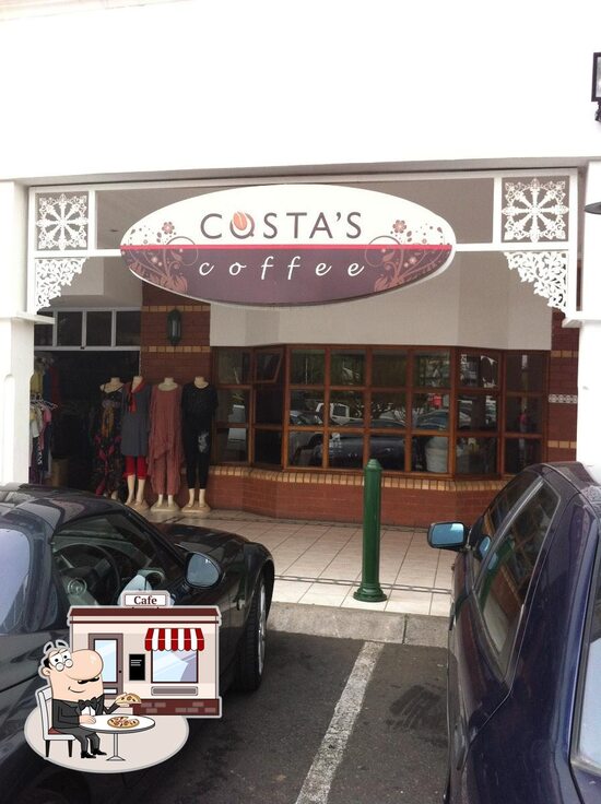Menu at Costa's Coffee cafe, Benoni