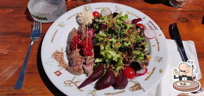 Fluhalp (Mountain Hut & Restaurant), Zermatt, Skigebiet Rothorn ...