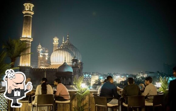 Menu at Gumbad cafe, New Delhi, Jama Masjid