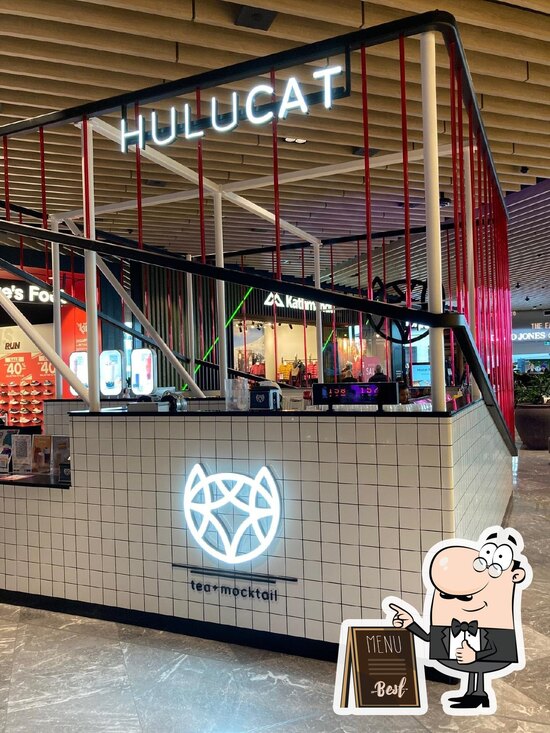 Menu at Hulucat Westfield Newmarket cafe, Auckland