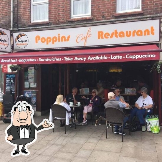 Menu at Poppins Restaurant, New Milton