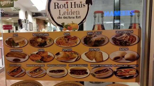 Speisekarte von Roti huis Leiden, Leiden