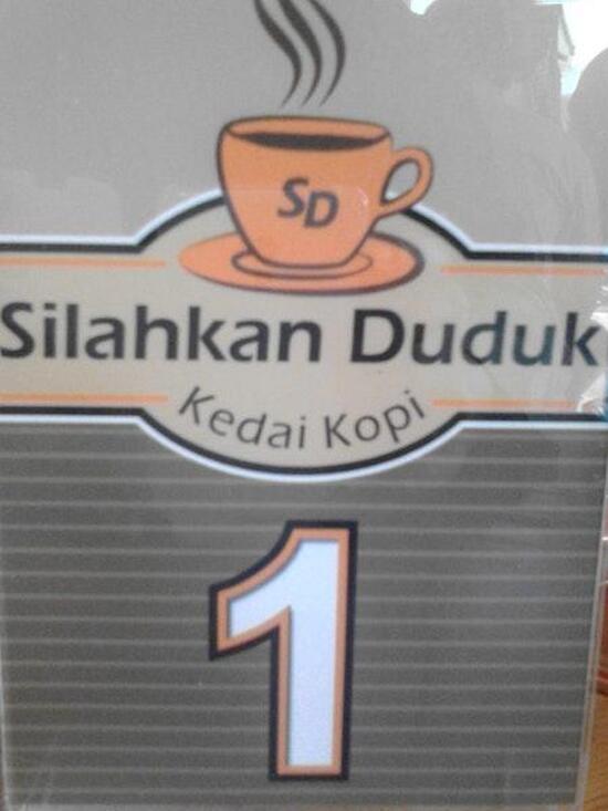Menu at Kedai Kopi Silahkan Duduk, Dabo