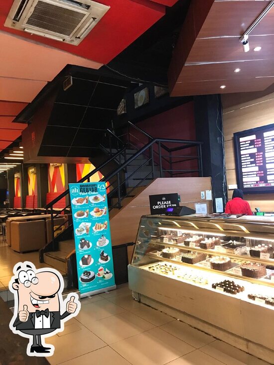 Menu at AH american hamburger restaurant, Jakarta