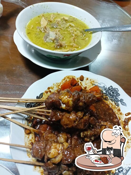 Menu at Sate Gule Kambing Lor Lapangan Kalisalak restaurant, Indonesia