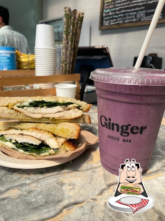 Menu at Ginger Juice Bar, Monterrey