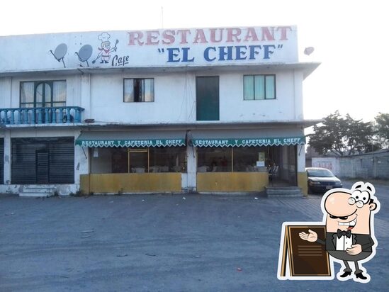 Menu at El Chef restaurant, San José Zacatepec