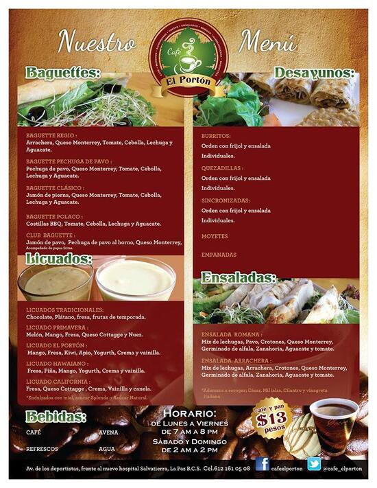 cafe el porton, La Paz - Restaurant reviews