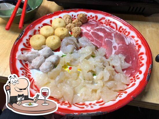 Menu at Jaew Shabu restaurant, Pak Kret