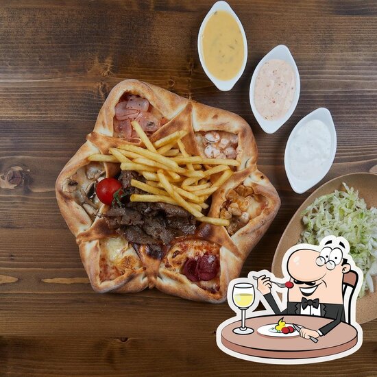 Menu at Viking Pizza, Istanbul