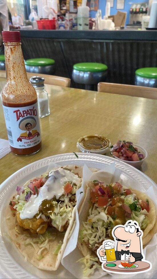 Menu at Cabo Tacos restaurant, Glendora