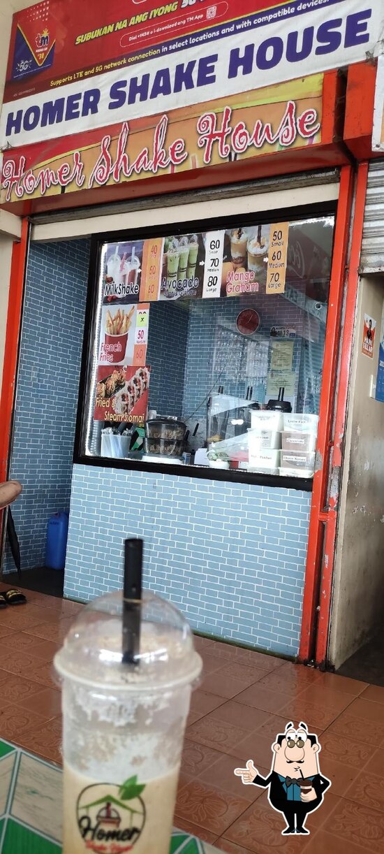 Menu at Homer Shake House, Pilar