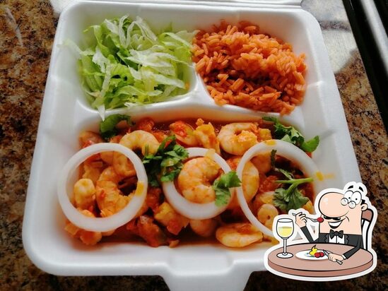 Menu at Mariscos la charrita restaurant, Matamoros, Carretera a ...