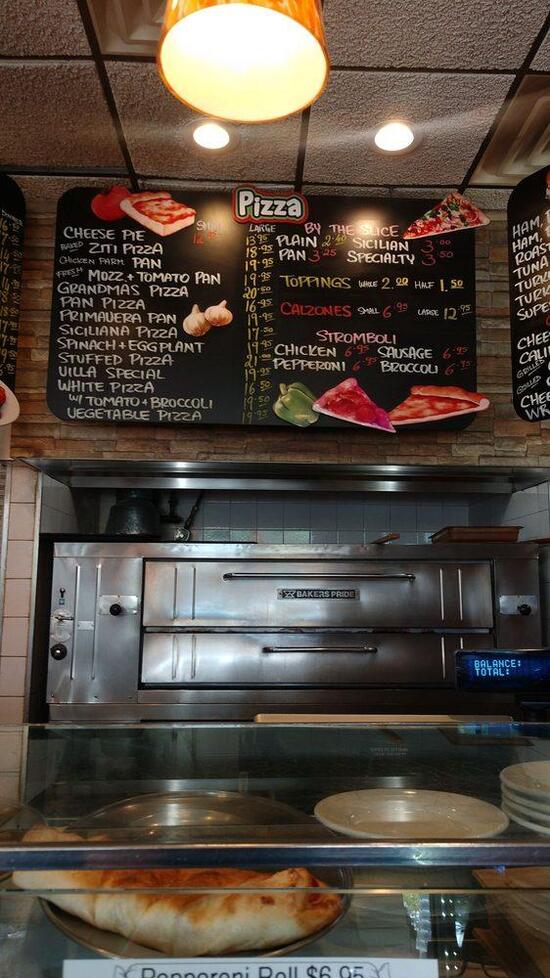 Menu at Villa Pizza & Restaurant, Holmdel