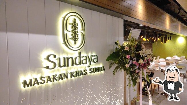 Menu at Sundaya Restaurant, South Jakarta