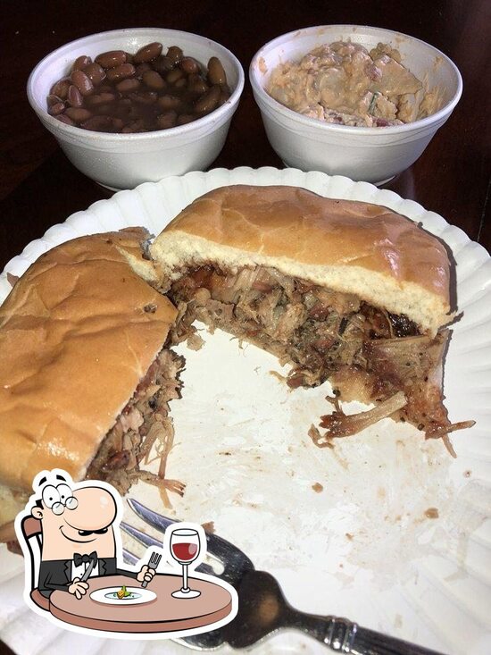 Menu at The Angry Cow BBQ, USA