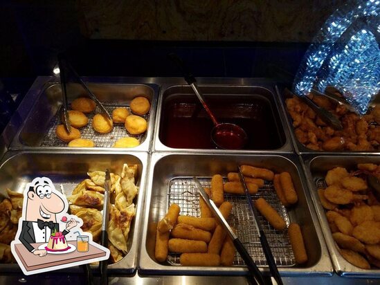 Menu at Flaming Buffet restaurant, Garland