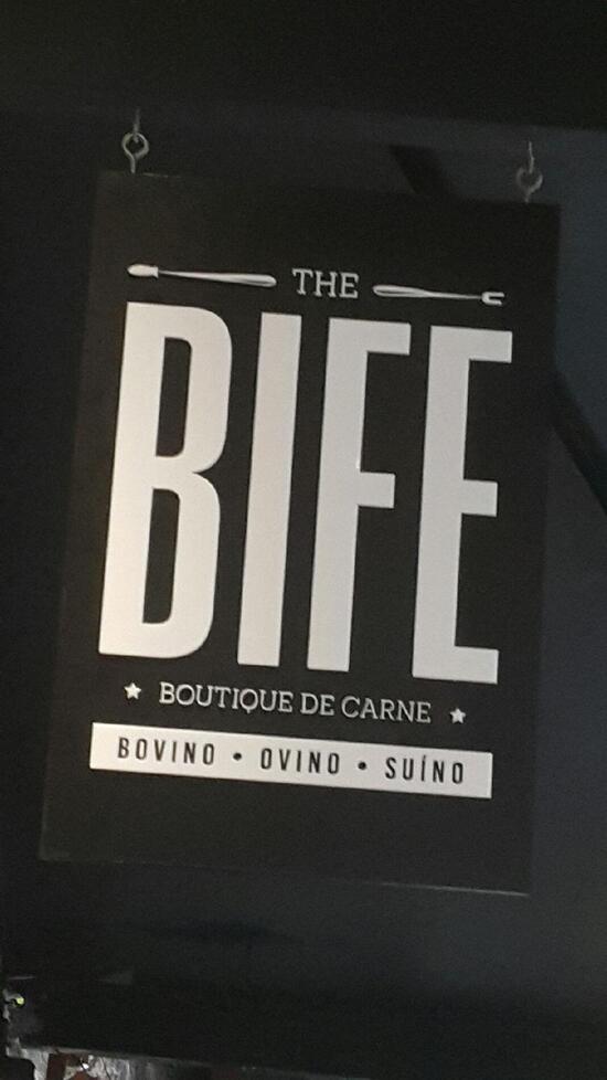 Menu at The Bife BBQ, Rio de Janeiro