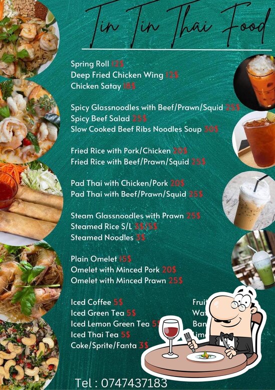 TinTin Thai Food, Mount Isa - Restaurant menu, prices and reviews