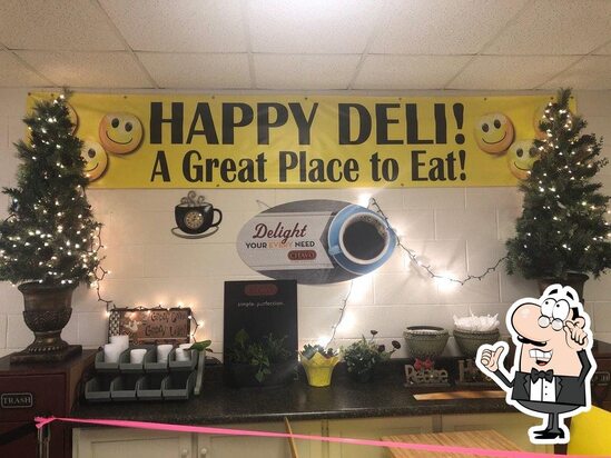 Menu at Happy Deli, Fayetteville, 117 Dick St