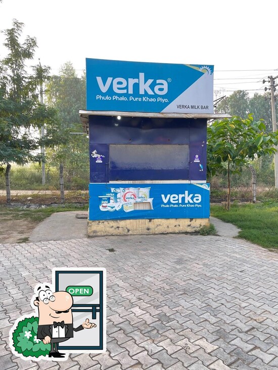 Menu at Verka Booth, Dappar