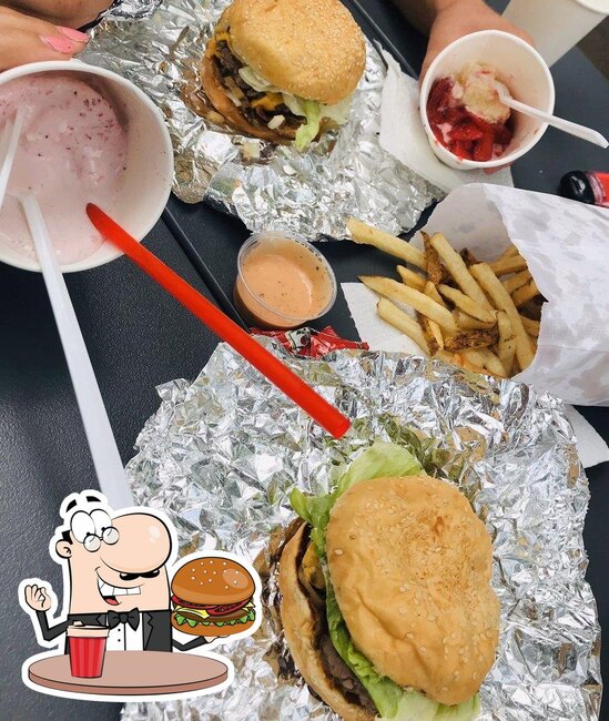 Menu at Z Burger restaurant, Towson