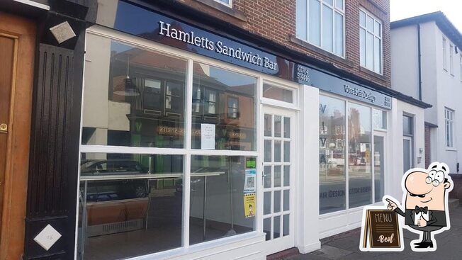 Menu at Hamletts Sandwich Bar, Southport