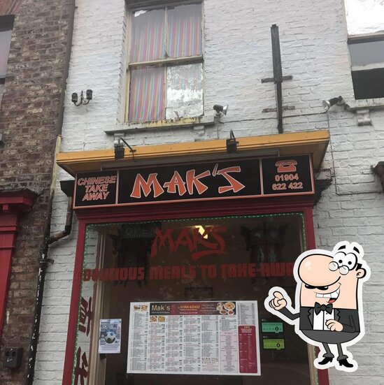 Menu at Maks Chinese fast food, York, 106 Fishergate