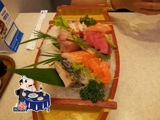 Menu at Sushi Box restaurant, Phuket