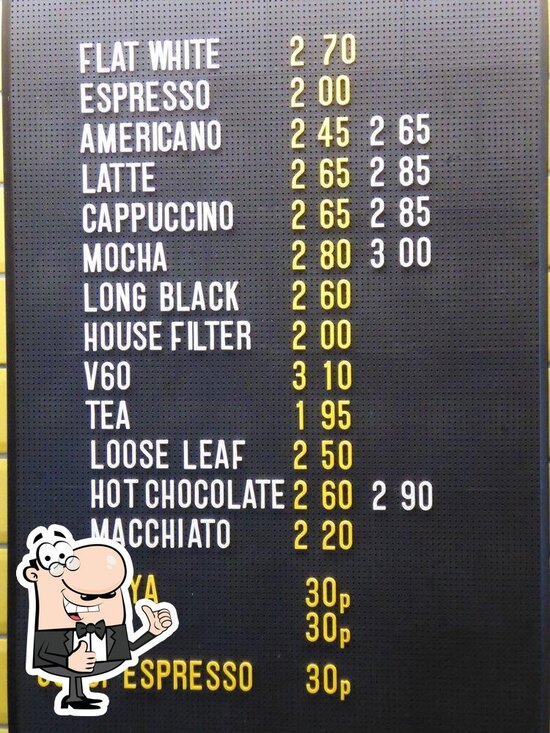 Menu at Warwick Street Kitchen cafe, Royal Leamington Spa