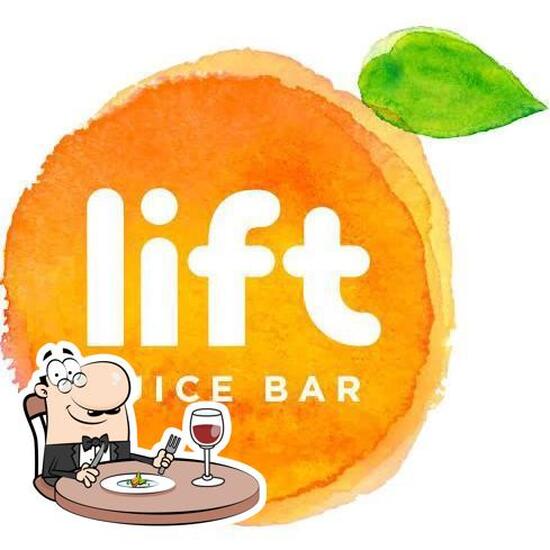 Carta de Lift Juice Bar, Whangaparaoa
