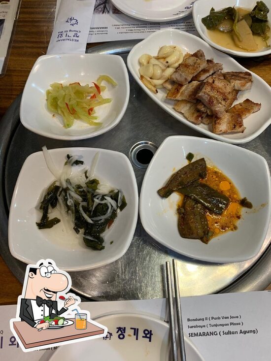 Menu at Chung Gi Wa restaurant, Semarang