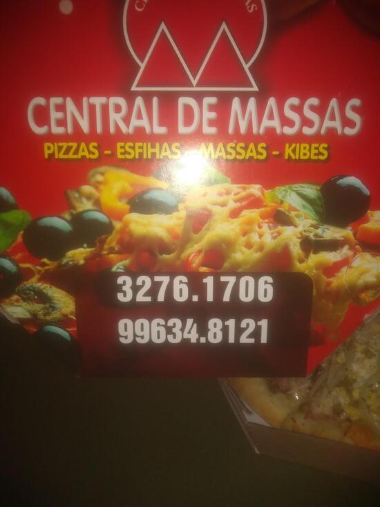 Menu at Central de Massas restaurant, Sarapuí