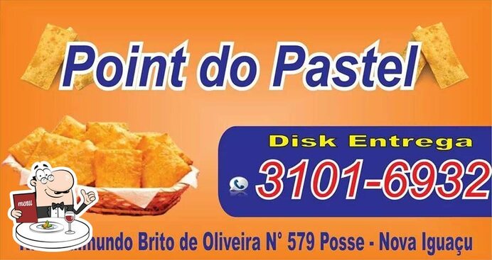 Menu at Point do pastel restaurant, Nova Iguaçu, Rua Raimundo Brito de ...