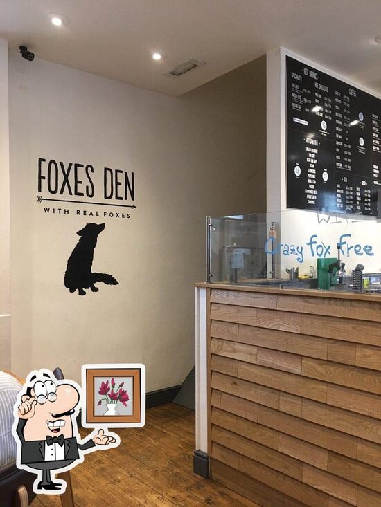 Menu at The Crazy Fox cafe, Bristol