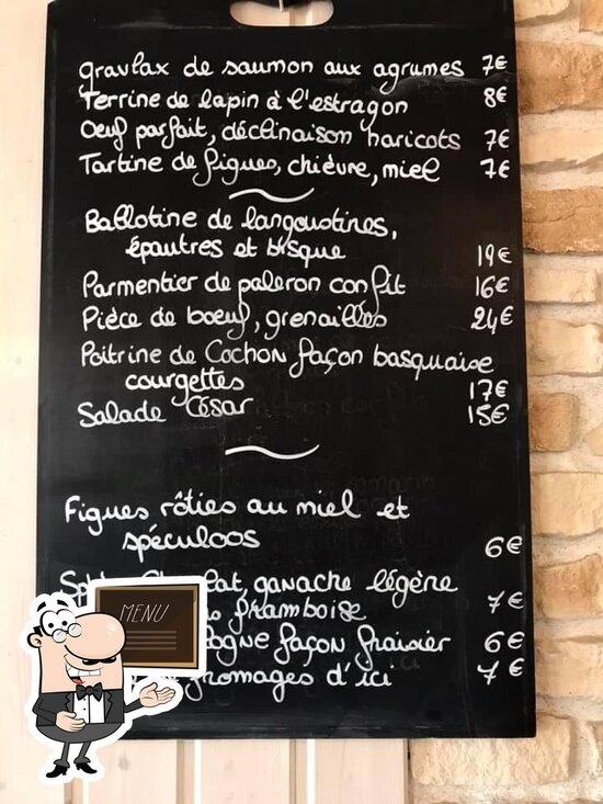 Menu au Chez Jacques pub et bar, Bracieux