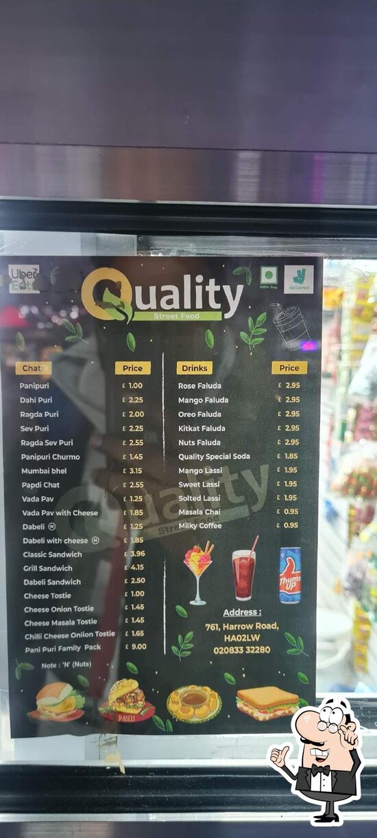 Quality Street Food, Wembley - Restaurant menu, prices and reviews