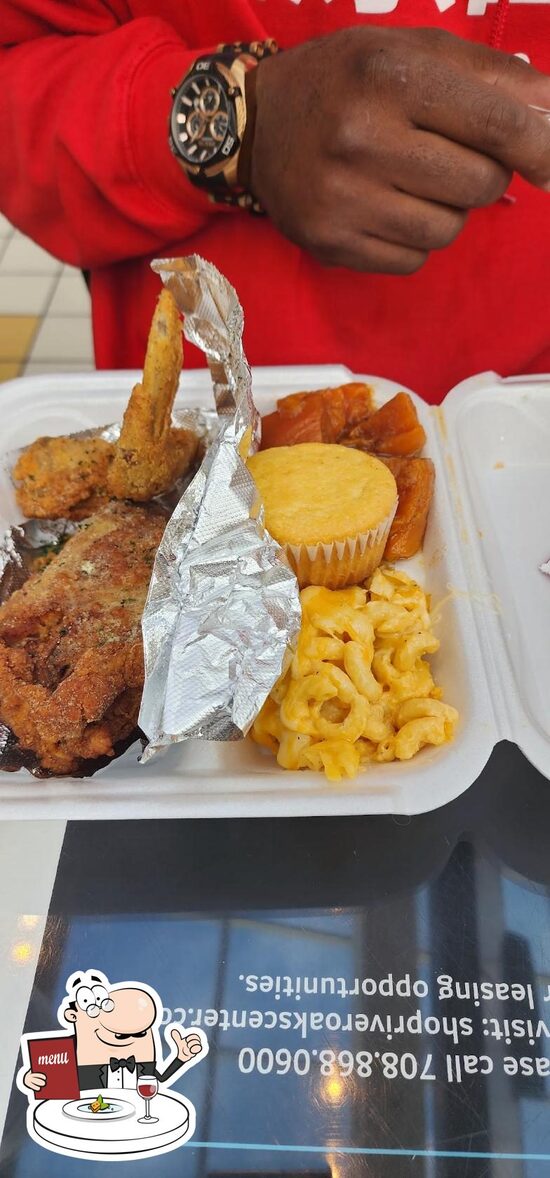Menu at Ruby's Soul Food restaurant, Calumet City