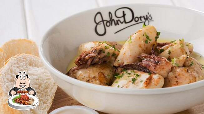 Menu at John Dory's Three Rivers restaurant, Vereeniging